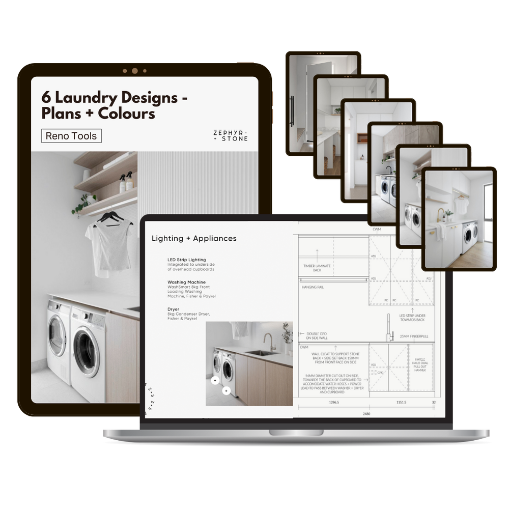 Scandi Laundry Plans + Colour Scheme Design Guide | Laundry Room Layout ...