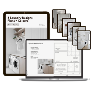 Hamptons Laundry Design Plans and Colour Scheme | Laundry Room Layout ...