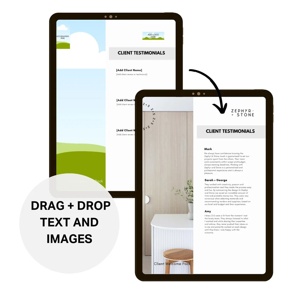 Interior Design Presentation Template | Create Professional Client ...