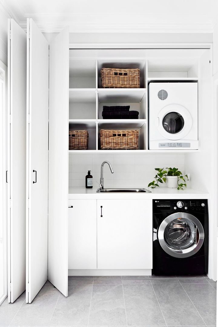 European Laundry Design: Key Features, Dimensions, and Storage Ideas ...
