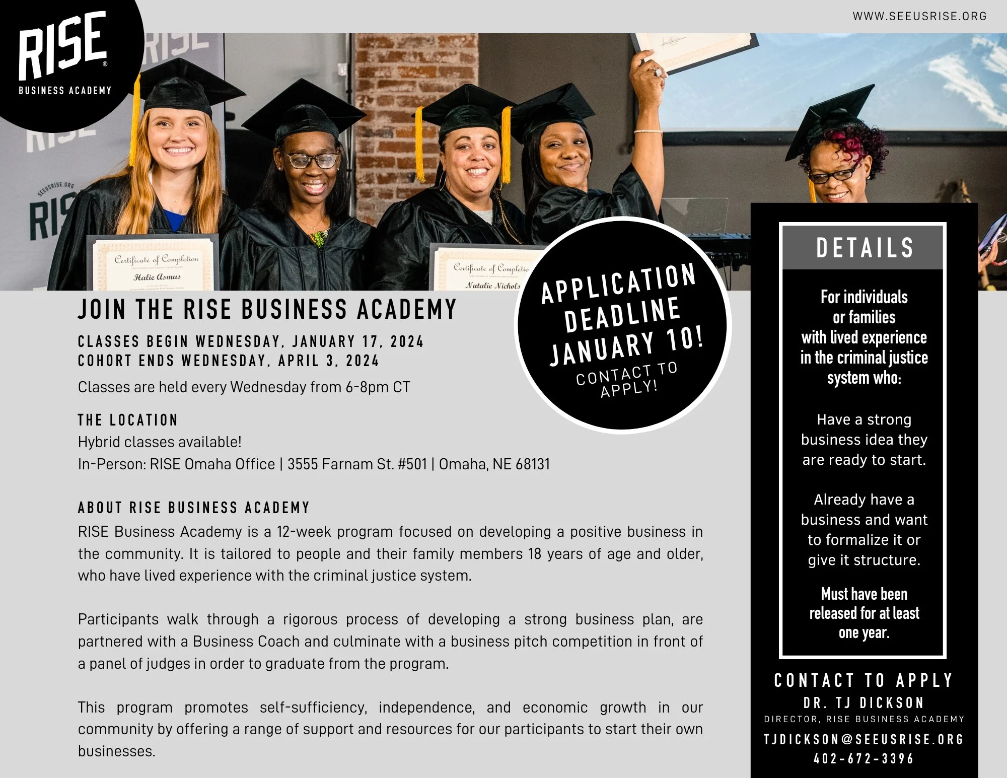 Now Accepting RISE Business Academy Applications! | RISE Academy ...