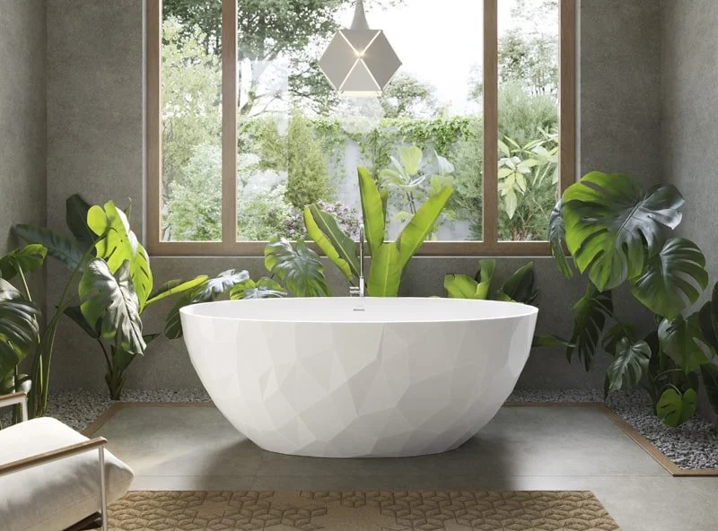 solid surface bathtubs — Bathroom and Mirror | Axe Home and Design