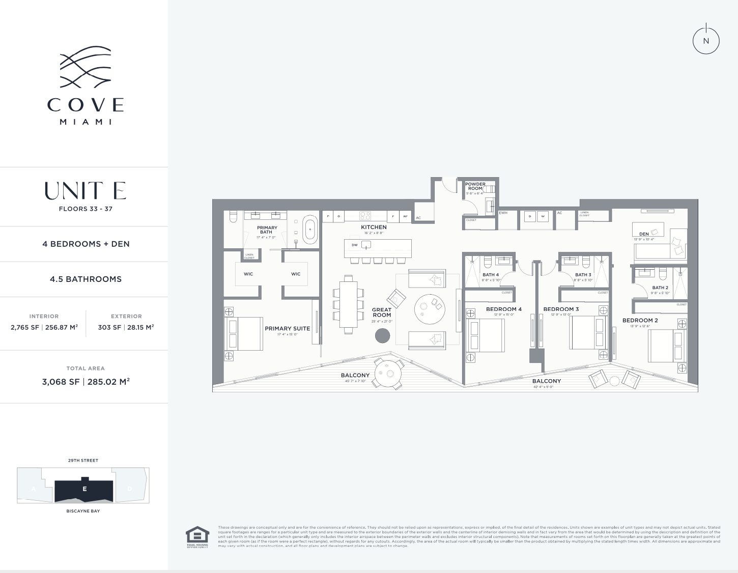 Floor Plans — Cove Miami
