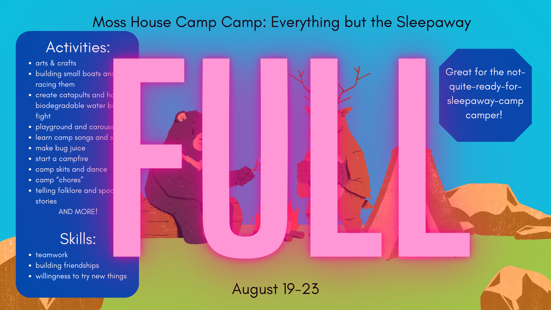 Summer Camp Images — The Moss House
