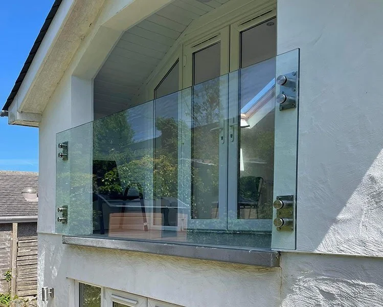 Glass Balustrades & Balconies — Prestige Cornwall Windows & Doors