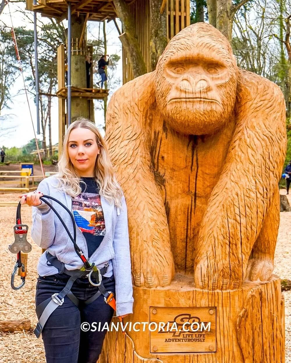 Go Ape - High Ropes Treetop Adventure in Coventry Review — sian victoria