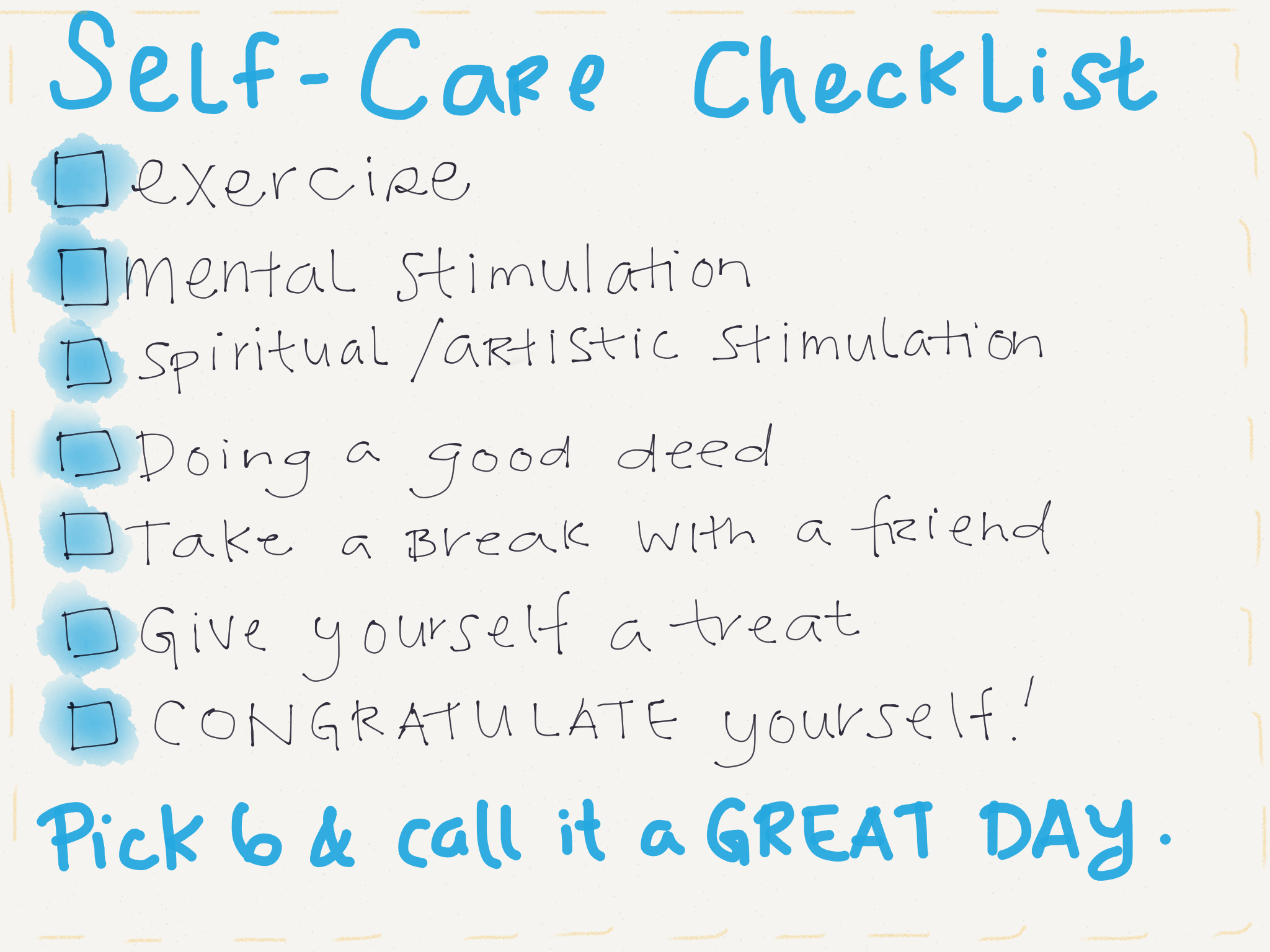 The Community Manager's Self-Care Checklist — The CMJ Group by Carrie ...