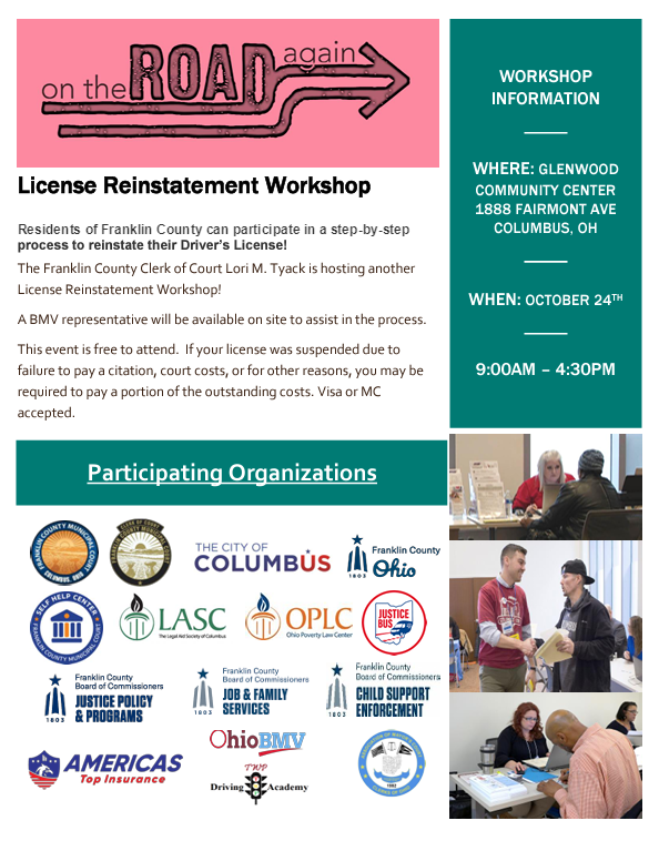 License Reinstatement Workshop — Homeport