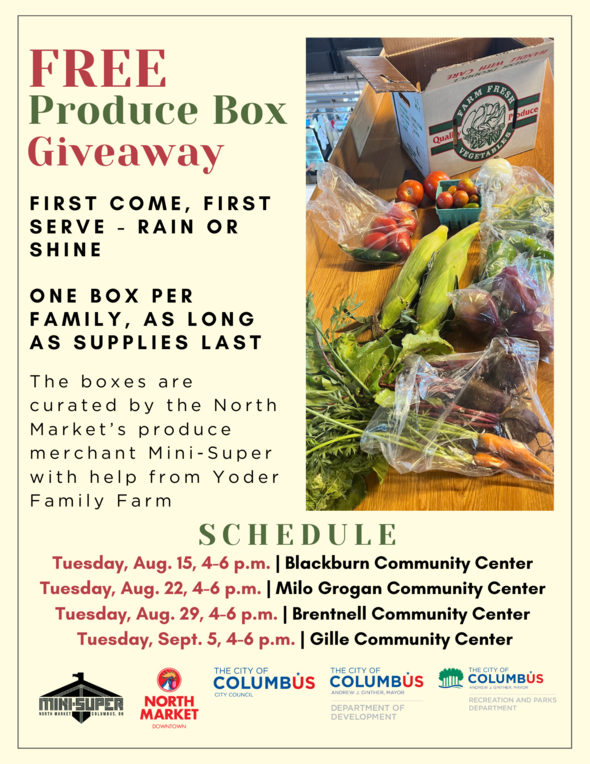 City of Columbus to Give Out Free Produce Boxes — Homeport
