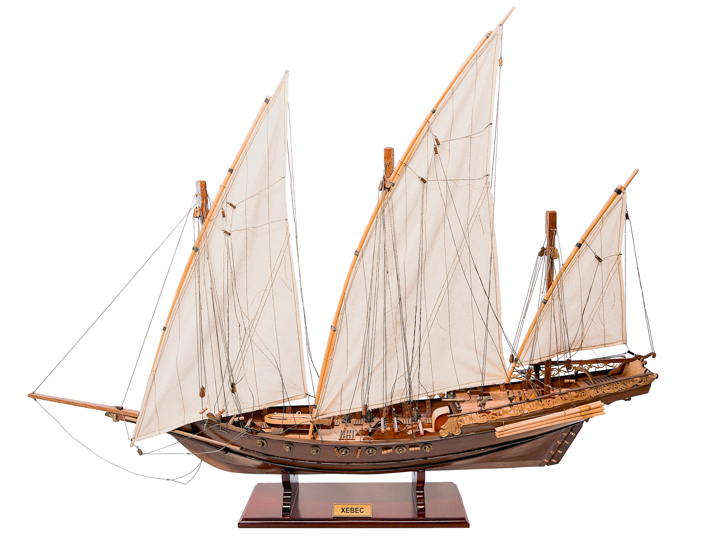 Museum of Military Models - Xebec Frigate