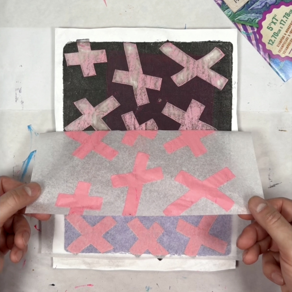 Tutorial: gel plate printing on tissue paper — Drew Steinbrecher Art