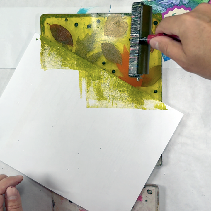 Tutorial: make layered monoprints using your own stencils. — Drew ...