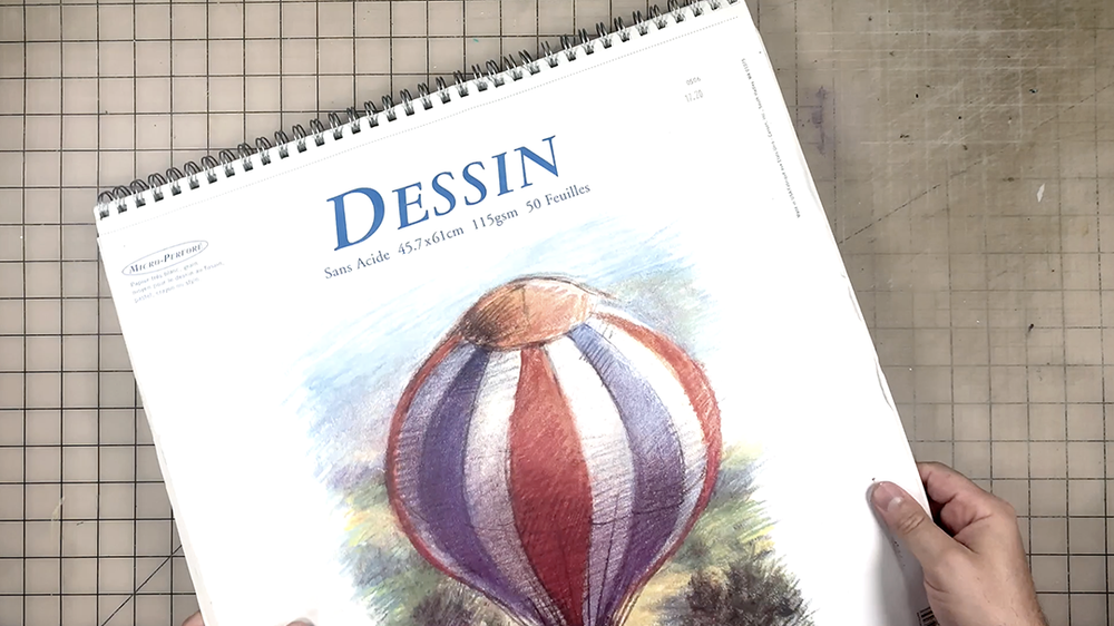 Tutorial: gel printed booklet made from one sheet of paper — Drew ...