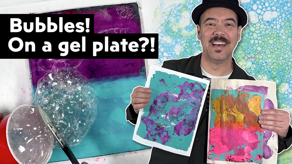 Tutorial: bubbles on a gel plate — Drew Steinbrecher Art