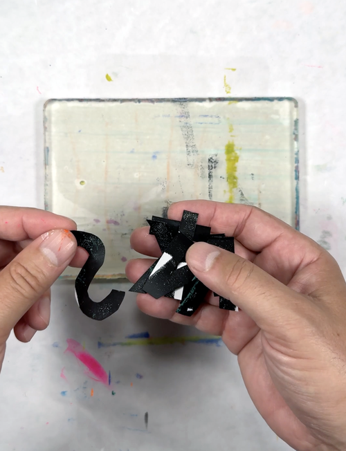 Tutorial: Masked letter print cards — Drew Steinbrecher Art