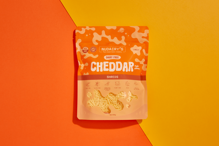 Nudairy's Dairy-Free Cheddar — %Nudairy's Plant-Based Creamery