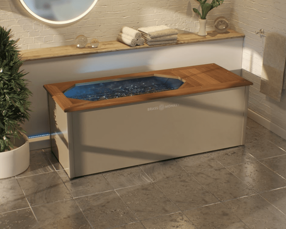 Brass Monkey Ice Bath with Millboard & Composite Finishes — Walker Landscape & Design