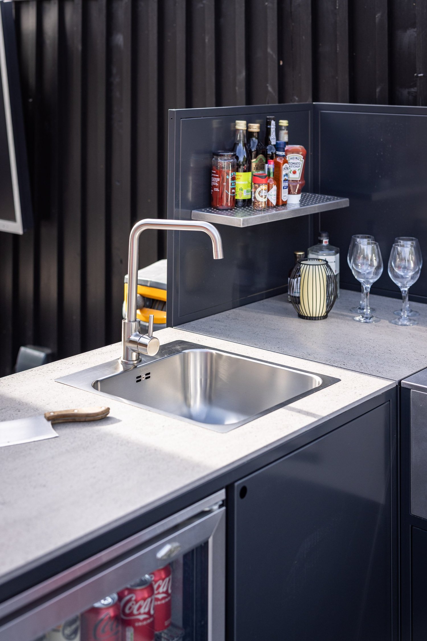 EO Black Outdoor Kitchens — Walker Landscape & Design