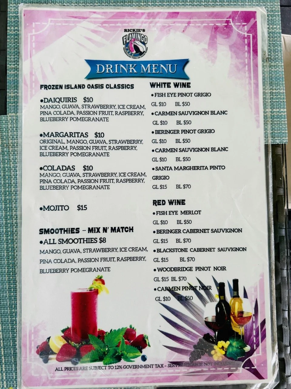 Rickie's Flamingo Cafe, Grace Bay Beach, Turks and Caicos — LIVEMUSICTCI