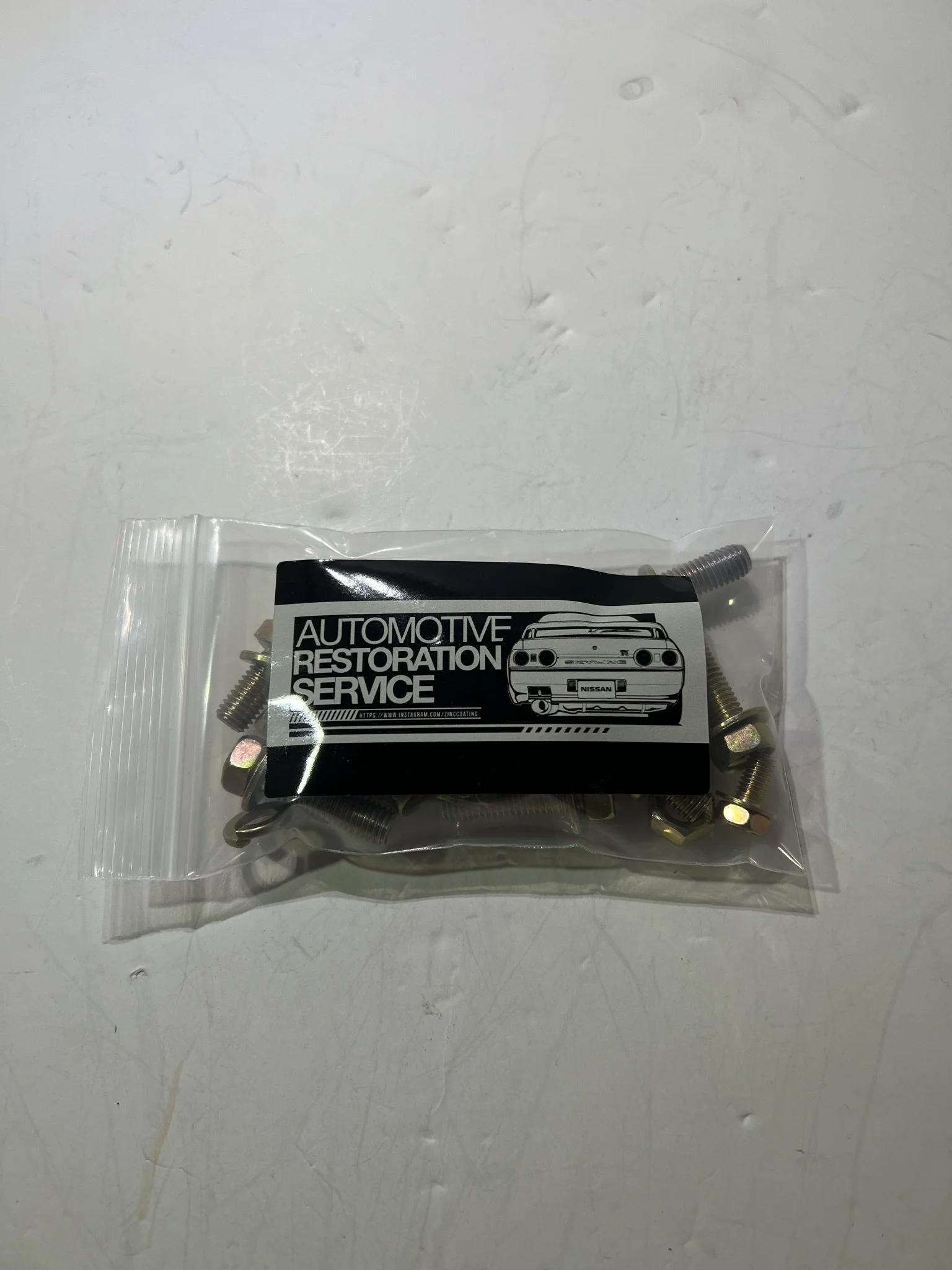 S13/S14 KA24DE Intake Manifold and Hardware Kit — Zinc Coating Restoration