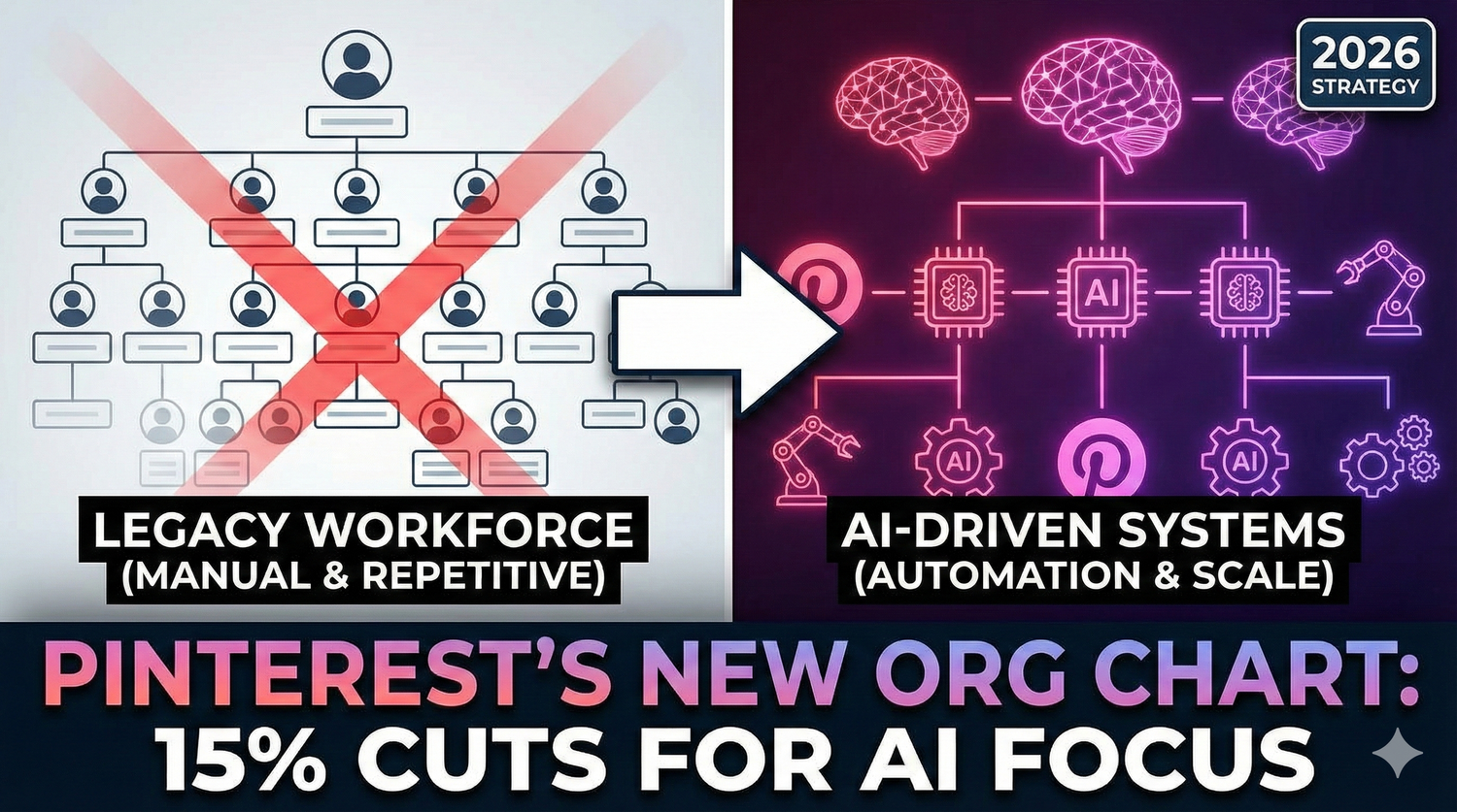 Pinterest Cutting ~15% of Jobs to Focus on AI: The New Org Chart - and ...