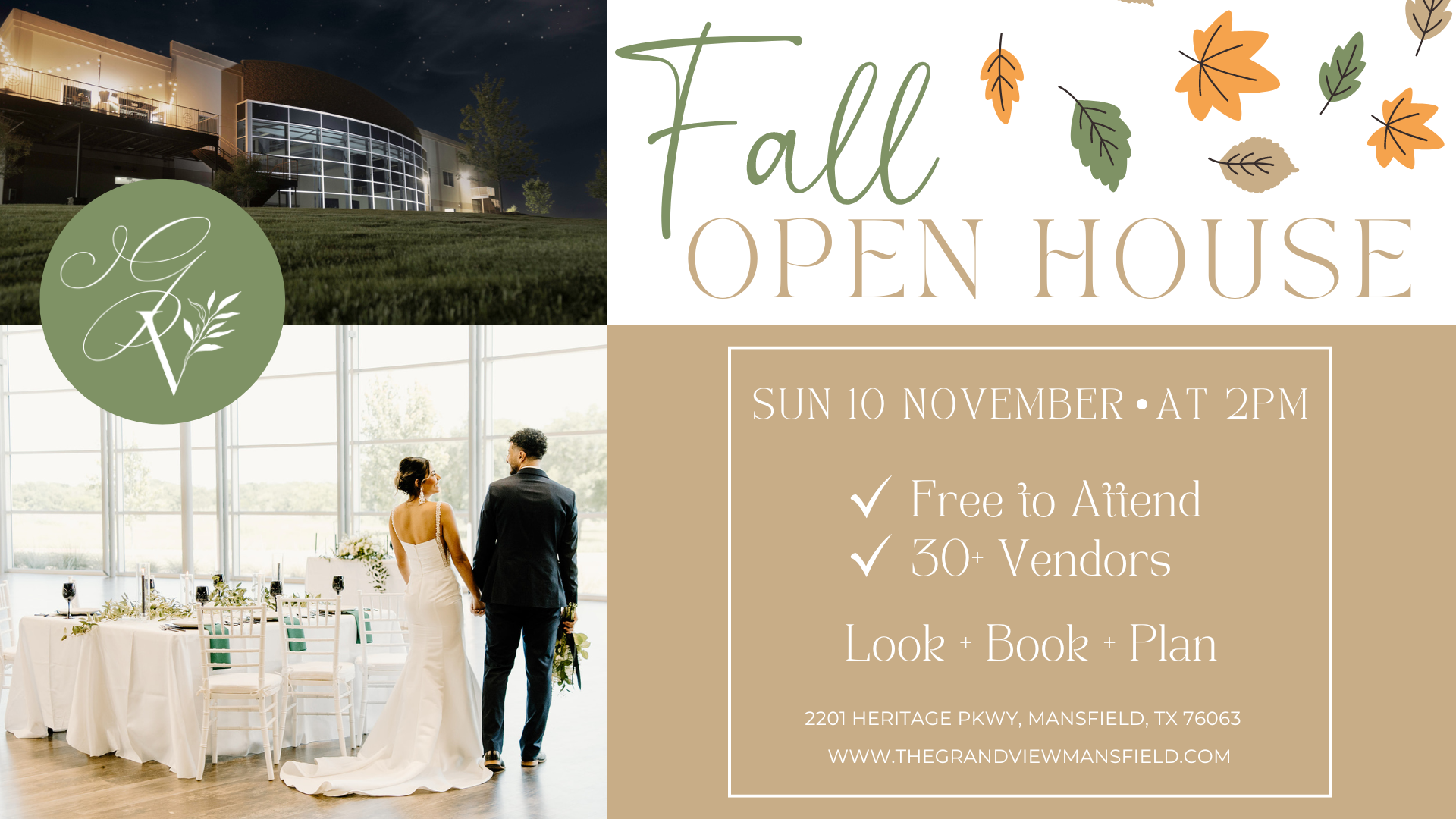 Upcoming Events — The Grand View Mansfield Event Venue