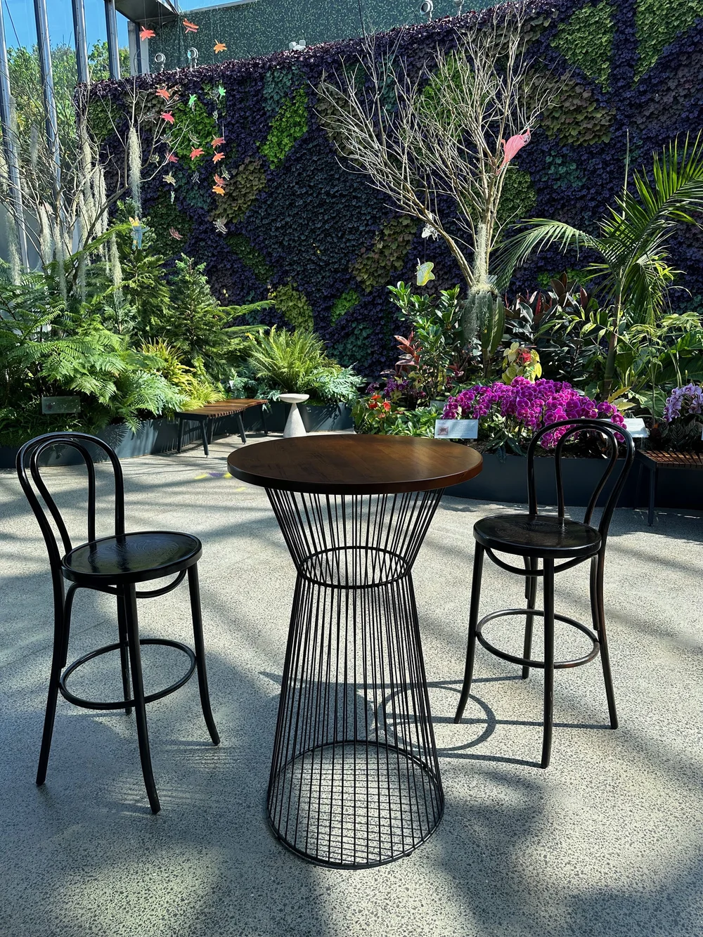 Banff High Cocktail Table (White/White) — Bentwood Events