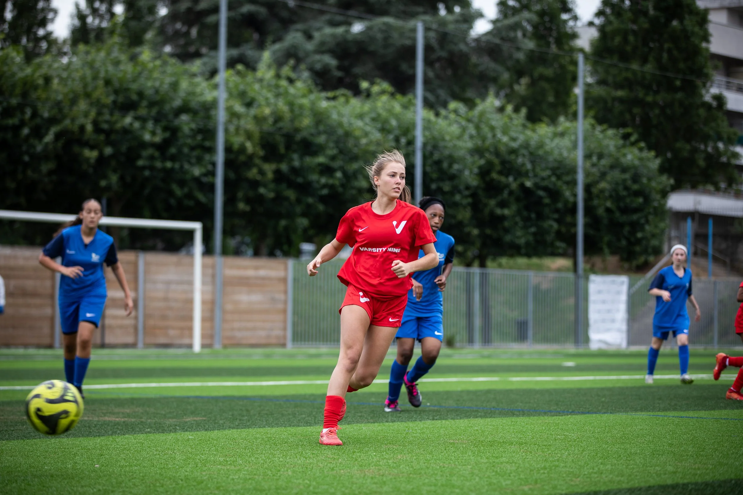 International Football Only Programme — Varsity Nine