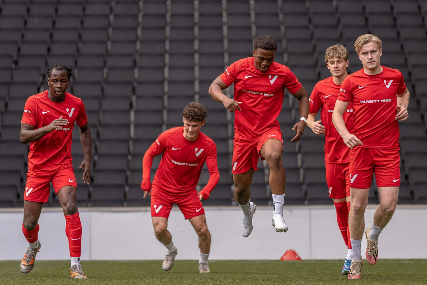 International Football Only Programme — Varsity Nine