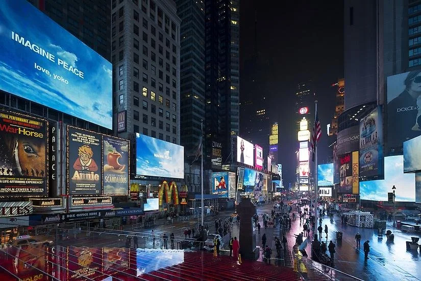 YOKO ONO: IMAGINE PEACE TIMES SQUARE — Art Production Fund