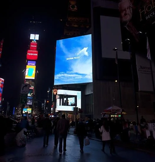 YOKO ONO: IMAGINE PEACE TIMES SQUARE — Art Production Fund