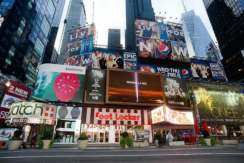 YOKO ONO: IMAGINE PEACE TIMES SQUARE — Art Production Fund