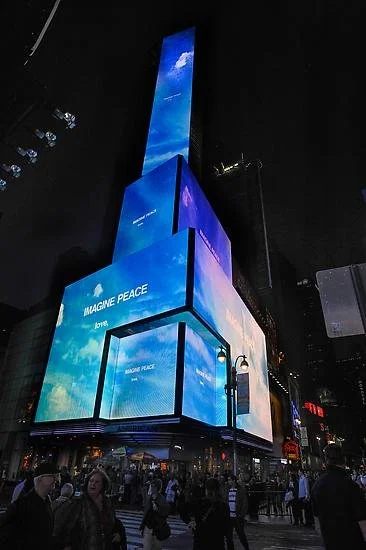YOKO ONO: IMAGINE PEACE TIMES SQUARE — Art Production Fund