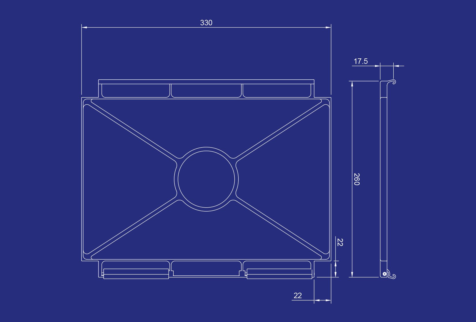 PSU filler panel — AM Craft