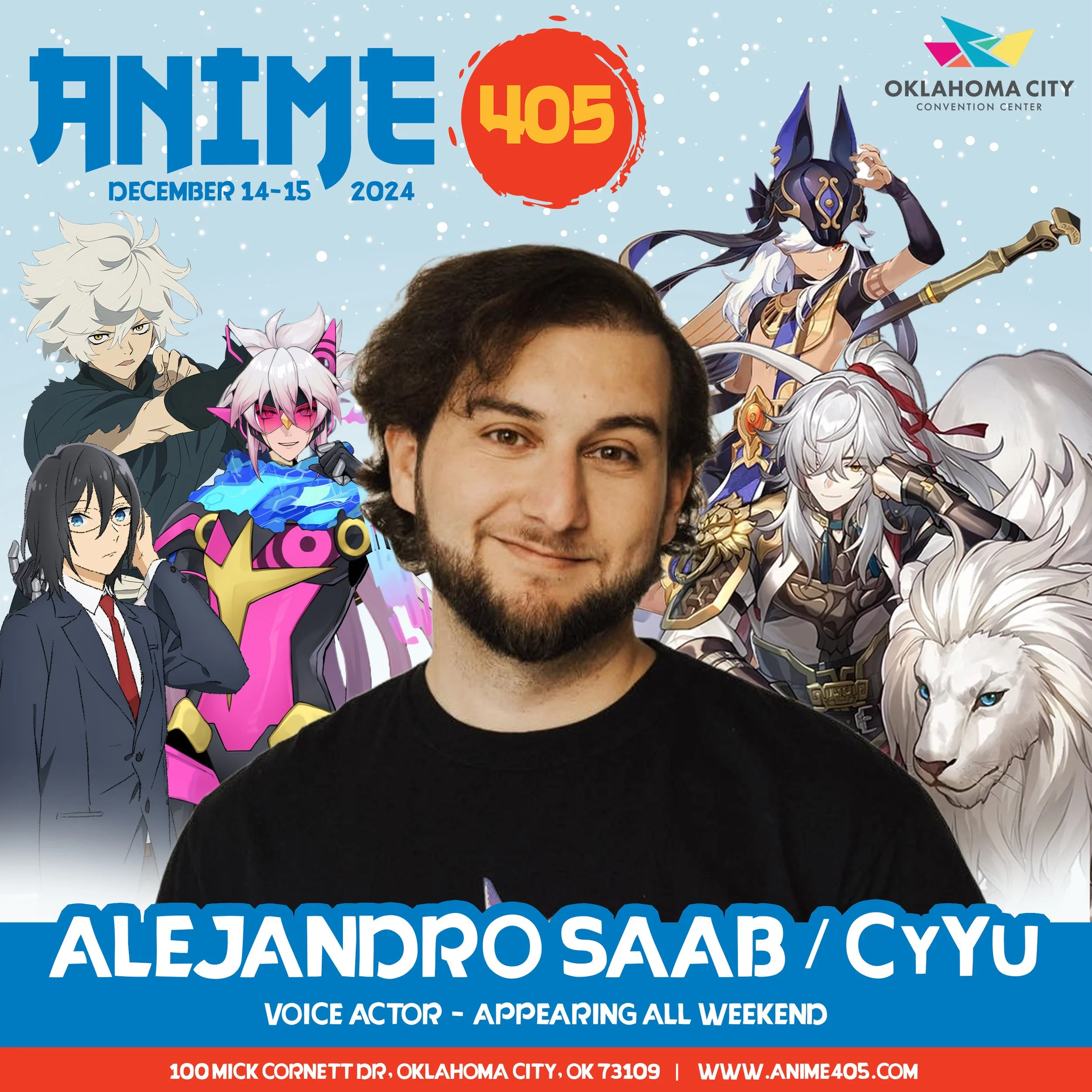 GUESTS — Anime 405 - Oklahoma City, OK - January 27th-28th, 2024