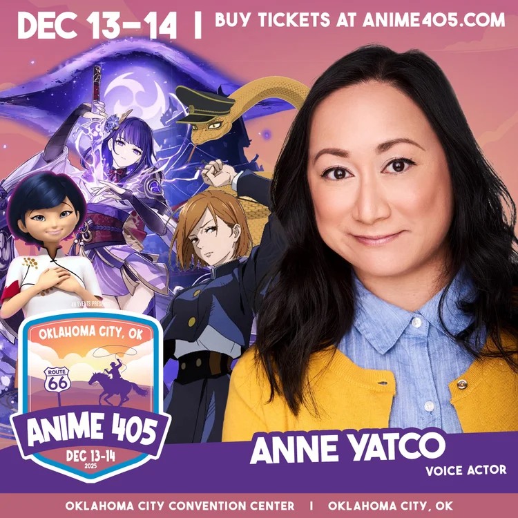 ANIME 405 OKLAHOMA CITY, OKLAHOMA - December 13-14, 2025