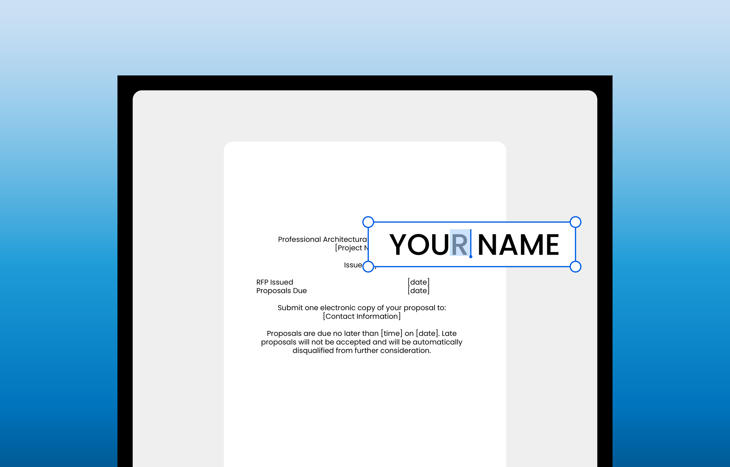 Architect RFP Template (free download) — C2AE Architecture + Engineering