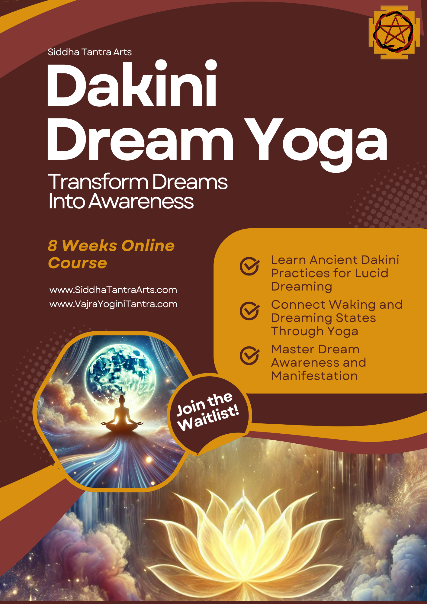 Dakini Dream Yoga Course — Siddha Tantra Arts