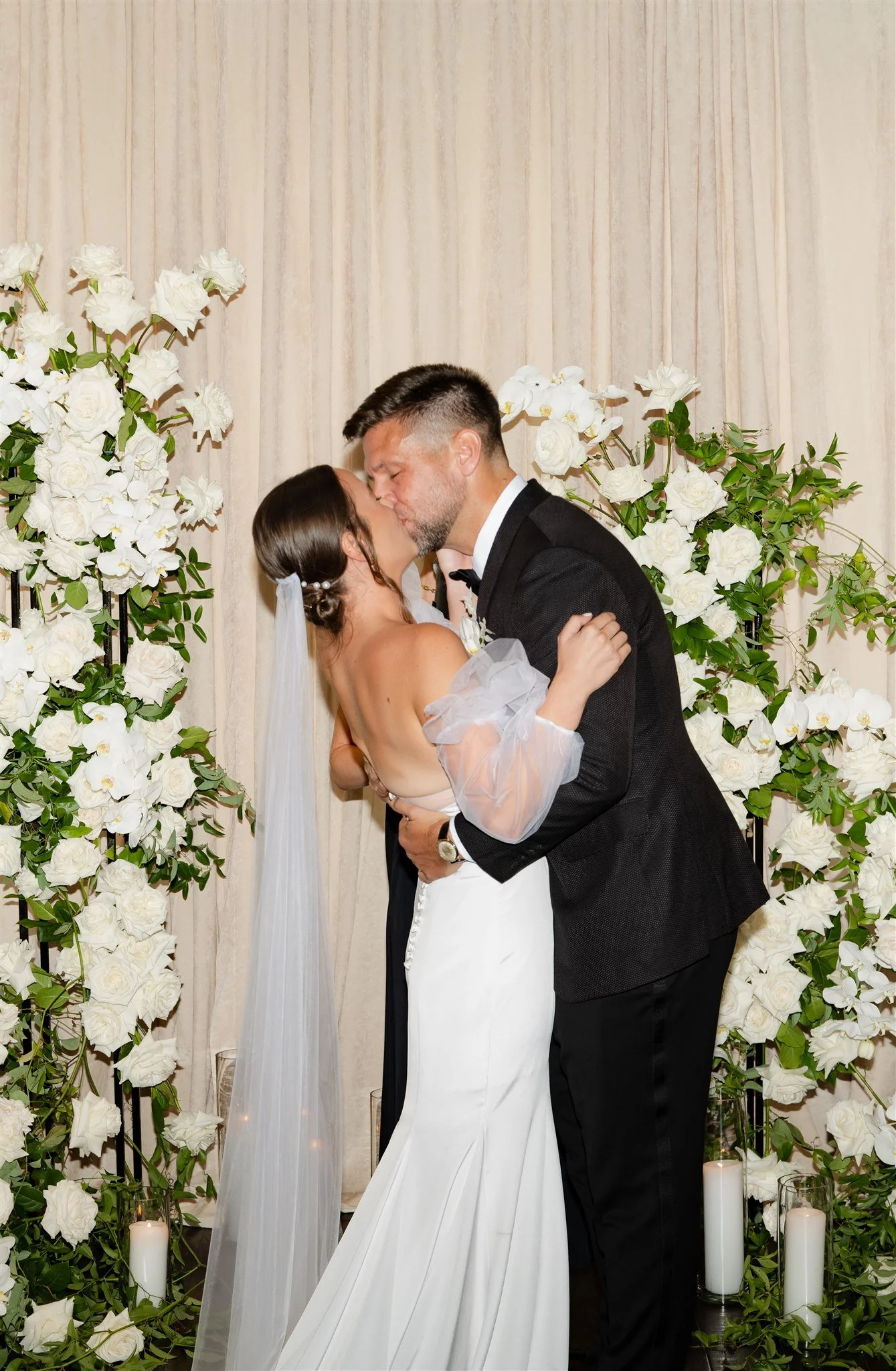 A Modern, Elegant, and Eclectic Wedding: Frankie and Pat's ...