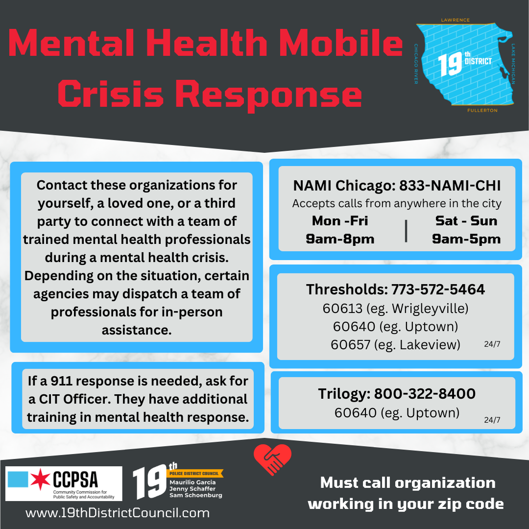 Mental Health — 19th Police District Council