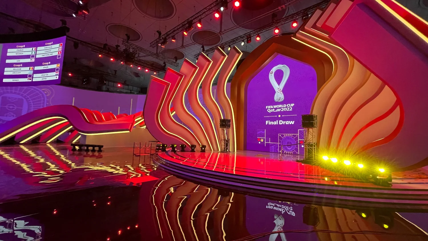 FIFA FINAL DRAW QATAR / DOHA / 2022 — Dein Website-Titel