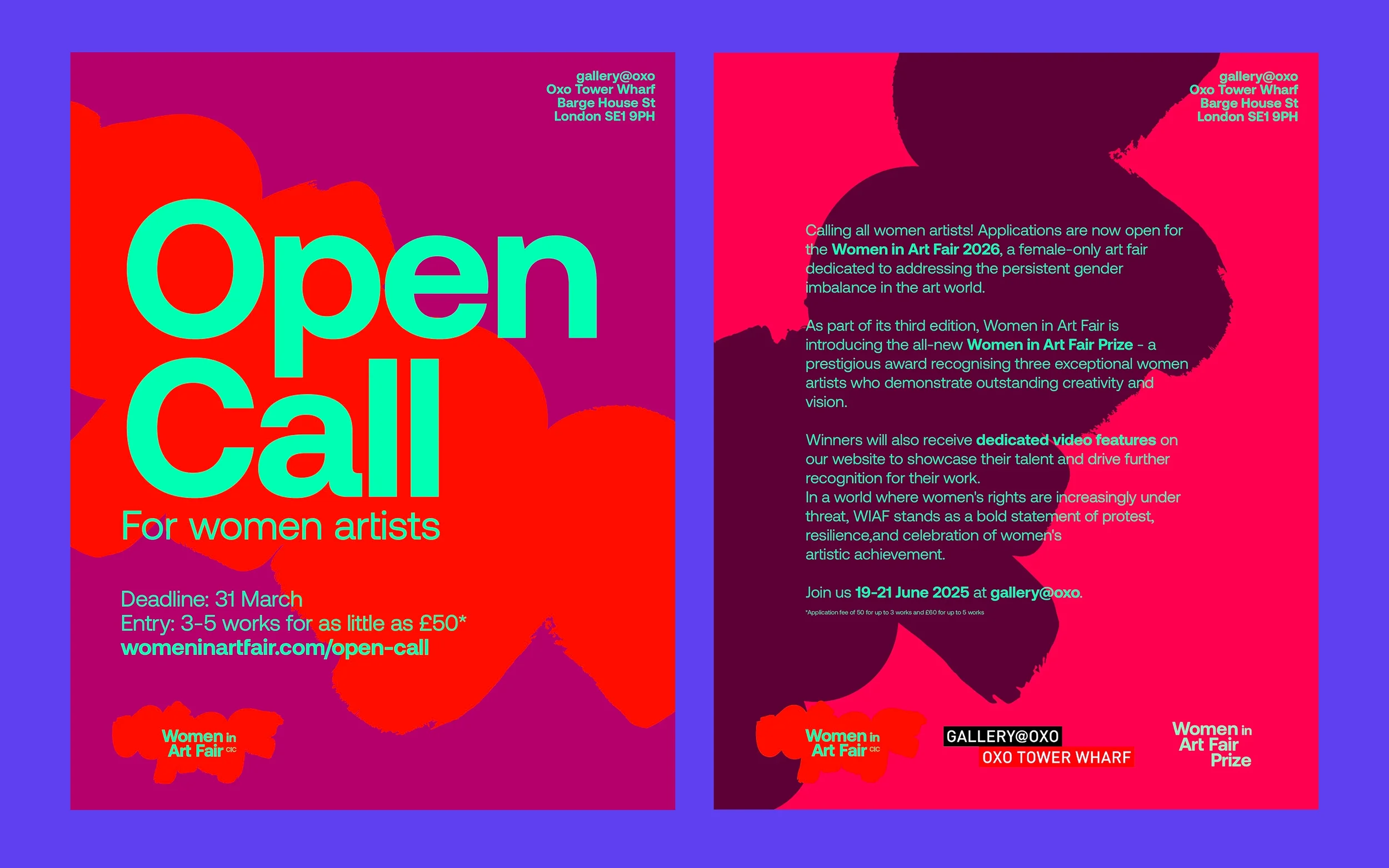 Women in Art Fair Rebrand — MAMIMU: June Mineyama-Smithson | Design ...