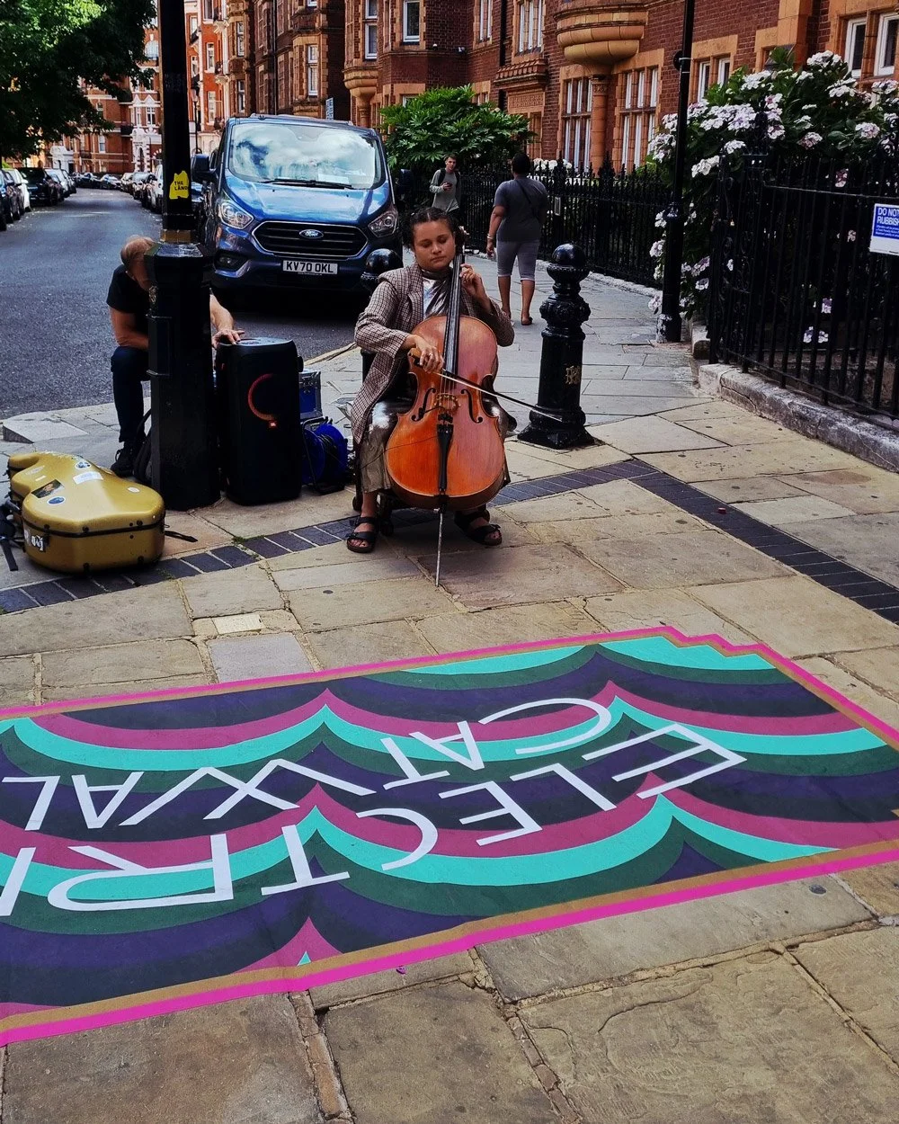 Joyful public art placemaking urban intervention invites visitors to ...
