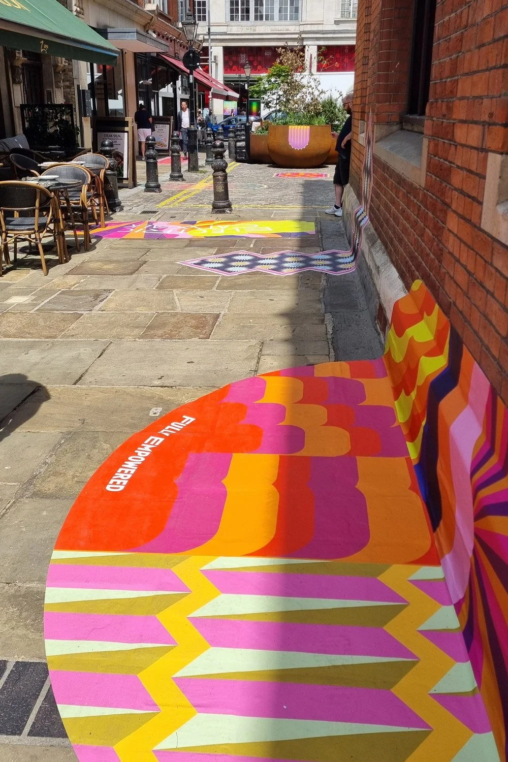 Joyful public art placemaking urban intervention invites visitors to ...