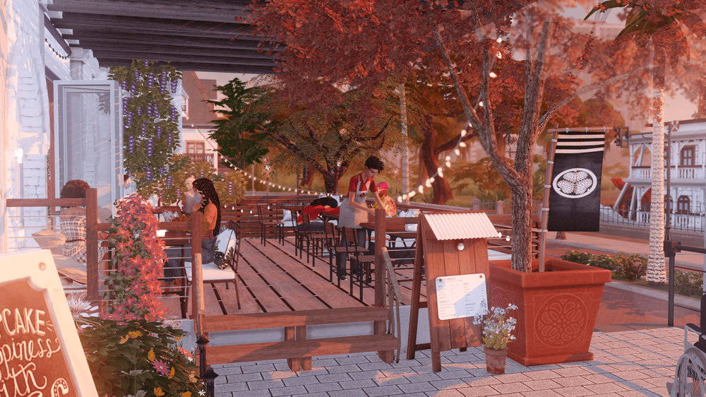 Asian Restaurant – Katesimblr Sims 4 building