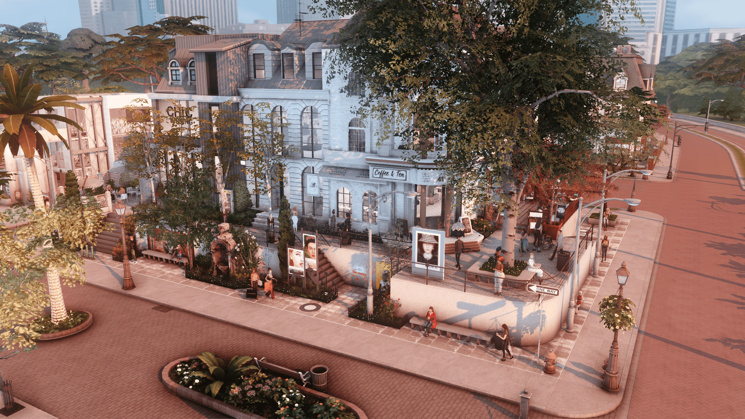Magnolia collection – Sims 4 buildings from Katesimblr