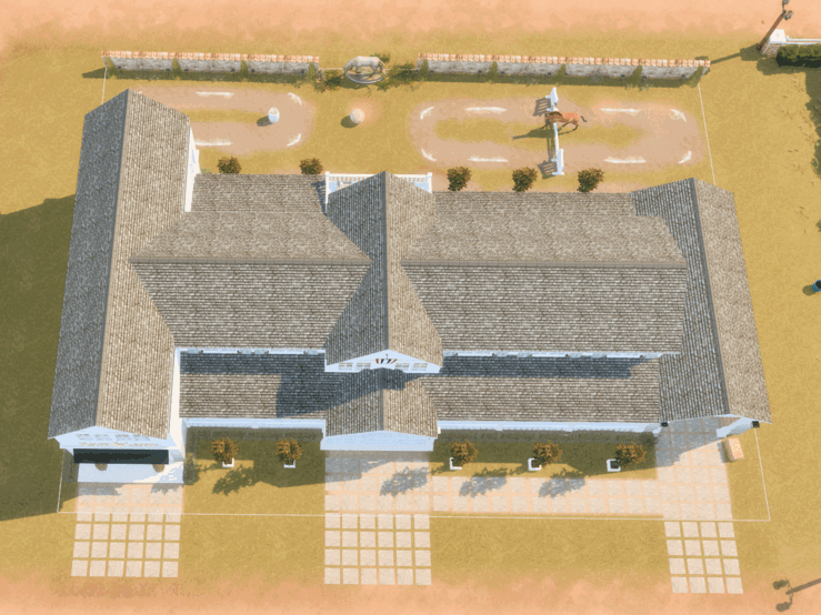 Horse stable and Ralph Lauren store – Katesimblr Sims 4 building