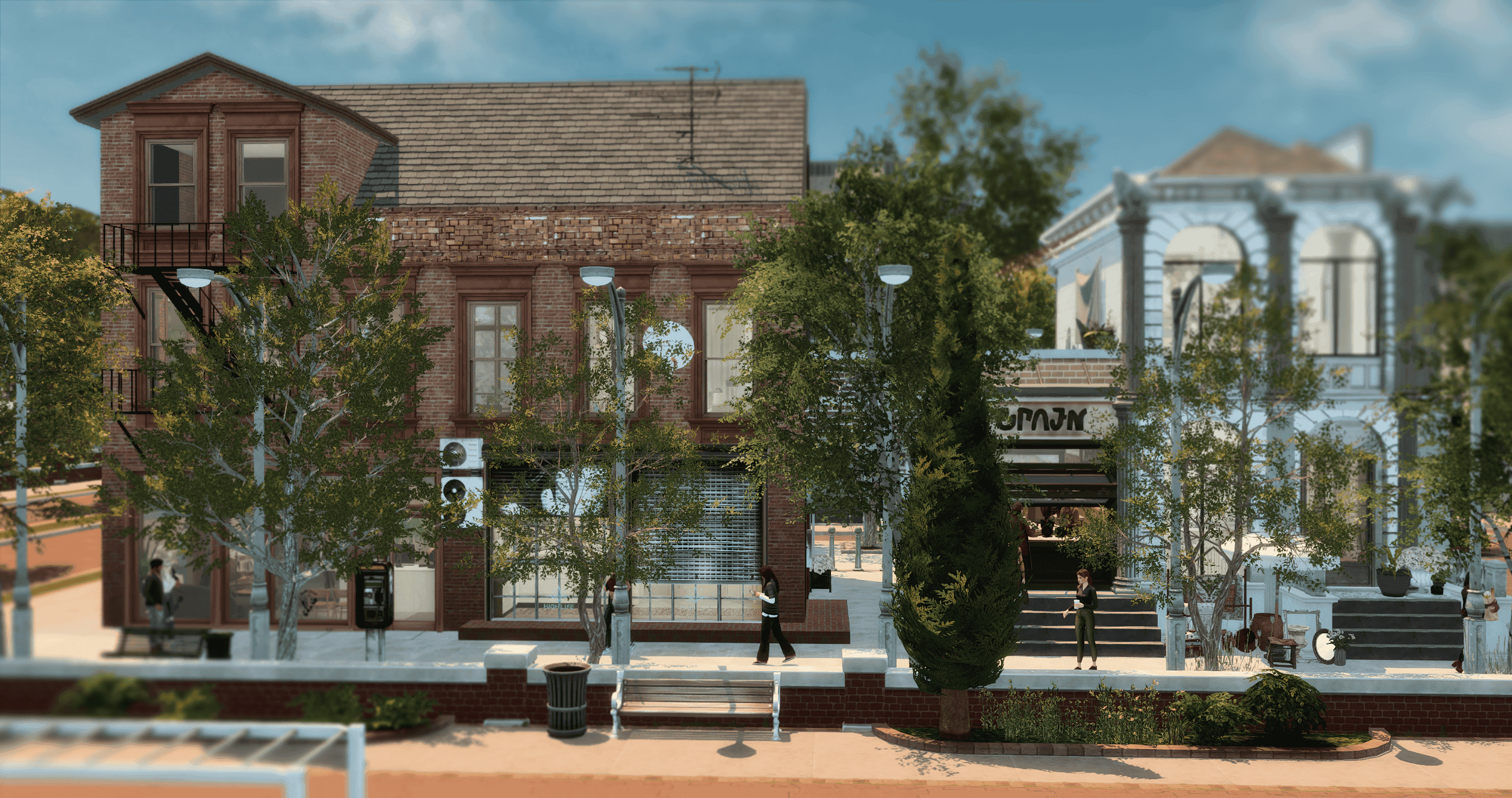 Magnolia collection – Sims 4 buildings from Katesimblr