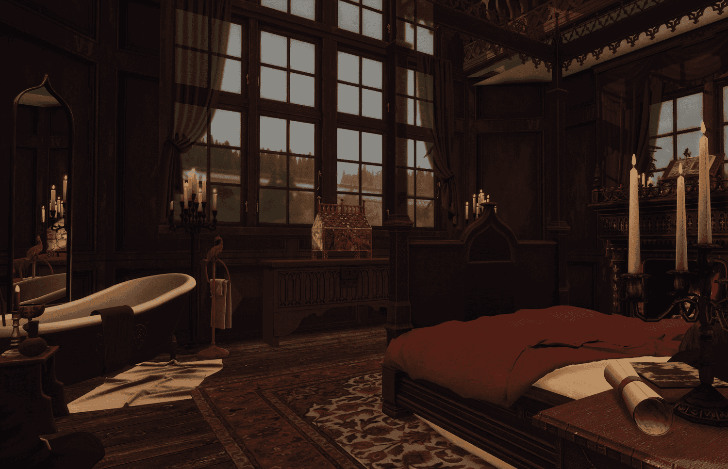 701 ZenView 2 – Vampire Apartment – Katesimblr Sims 4 building