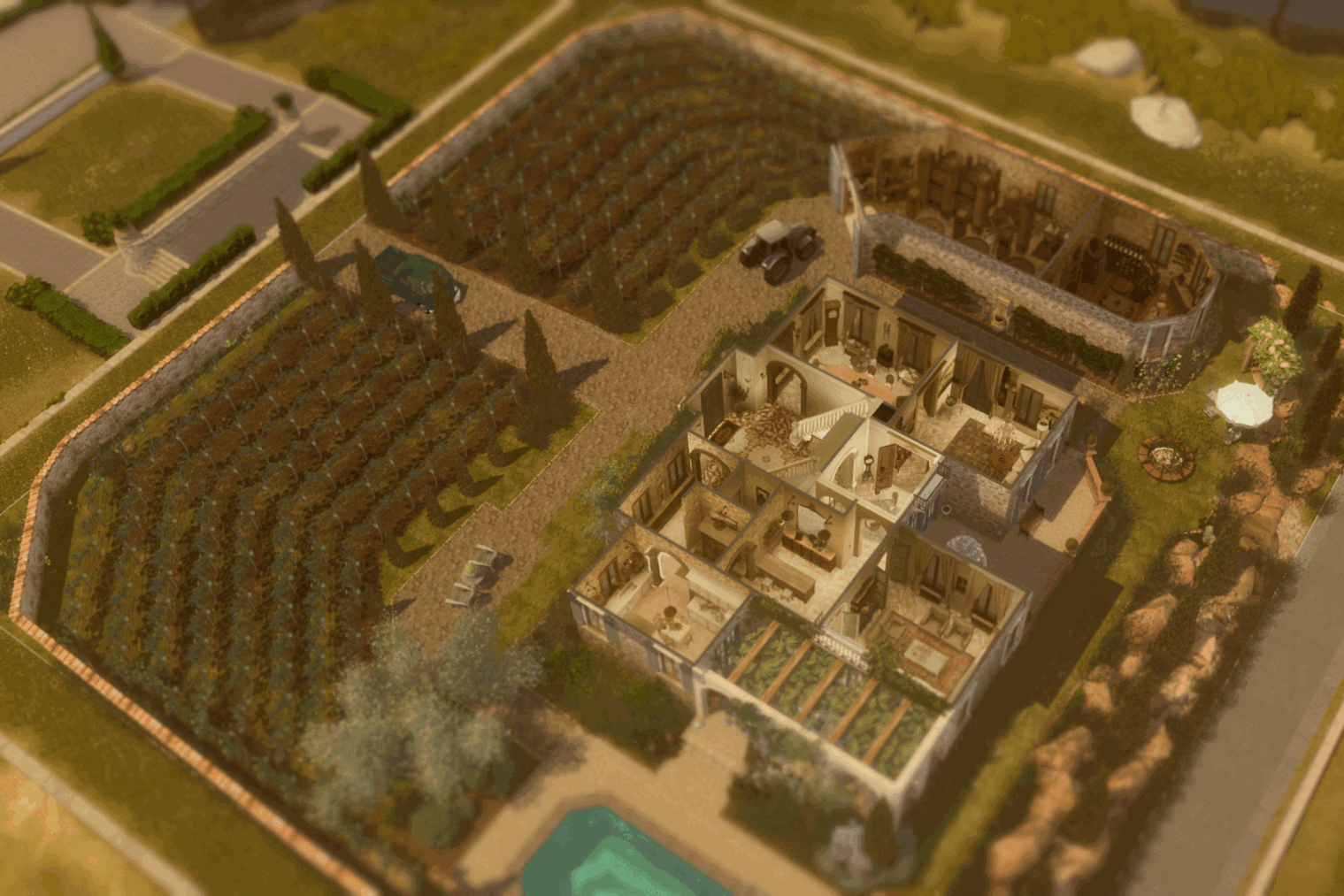 La Provence – Katesimblr Sims 4 building